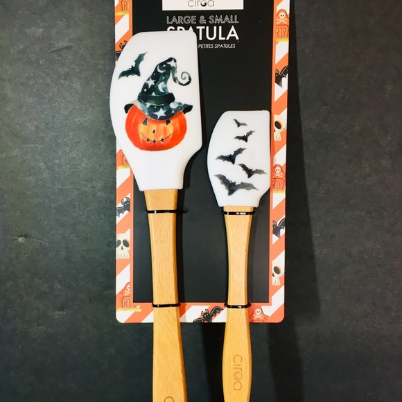 Ciroa | Holiday | 2 Halloween Silicone Spatulas Jack O Lantern Wearing ...